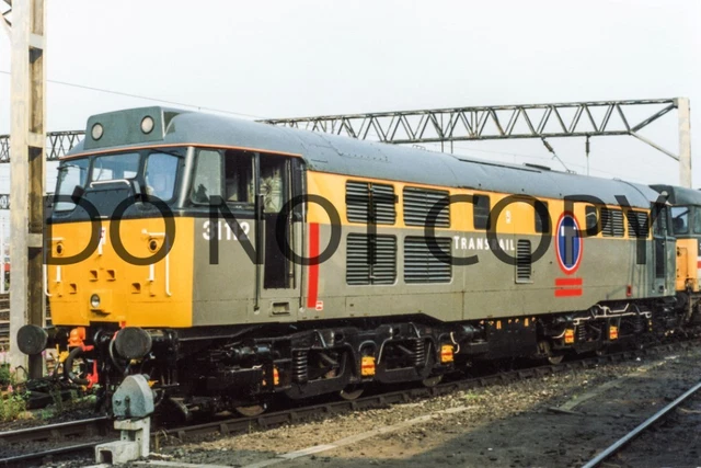 UK DIESEL TRAIN Railway Photograph Of Class 31 31112 Loco. (Rm31-43) £1 ...