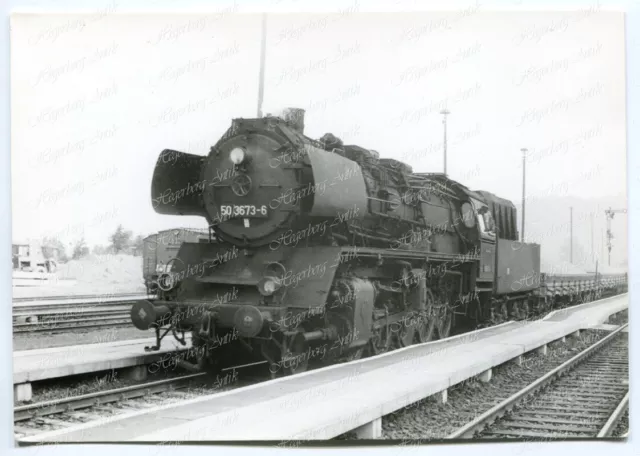EISENBAHN FOTO DDR Dampflok Deutsche Reichsbahn DR 50 3673 (A6401) EUR ... EISENBAHN FOTO DDR Dampflok Deutsche Reichsbahn DR 50 3673 (A6401) EUR ...