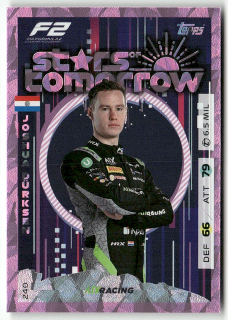TOPPS F1 TURBO Attax 2025 Formule 1 Numéro 240 Joshua Dürksen Stars Of ...