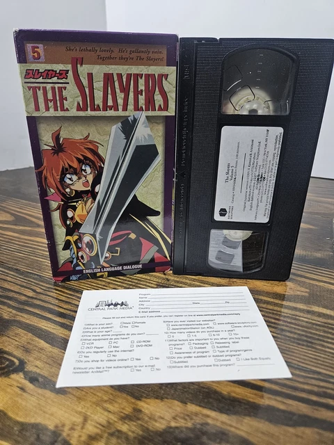 VINTAGE THE SLAYERS Anime VHS Volume 5 1998 Japanese Audio English ...