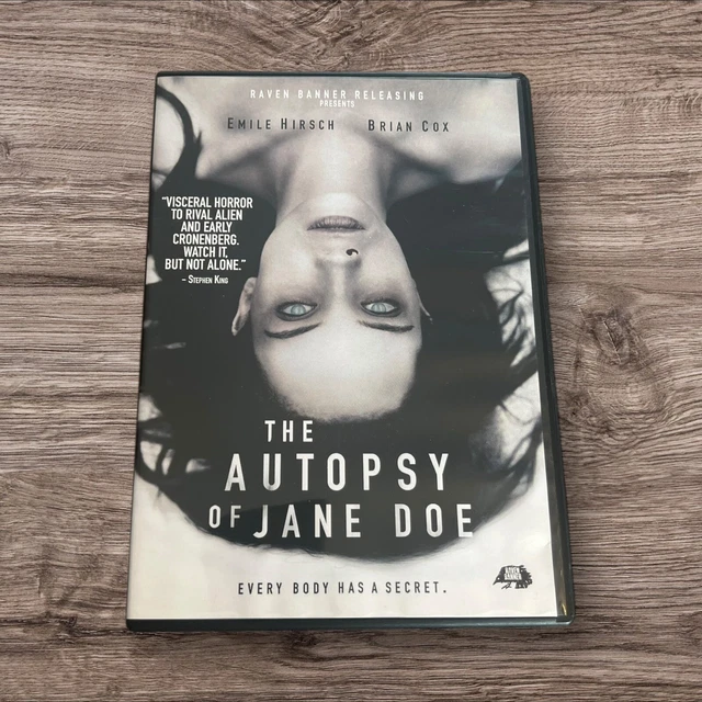 THE AUTOPSY OF Jane Doe DVD Horror DVD VG+ Disc Condition $12.99 ...
