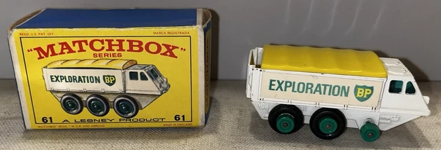 VINTAGE MATCHBOX SERIES No. 61 Alvis Stalwart BP Exploration Tanker ...