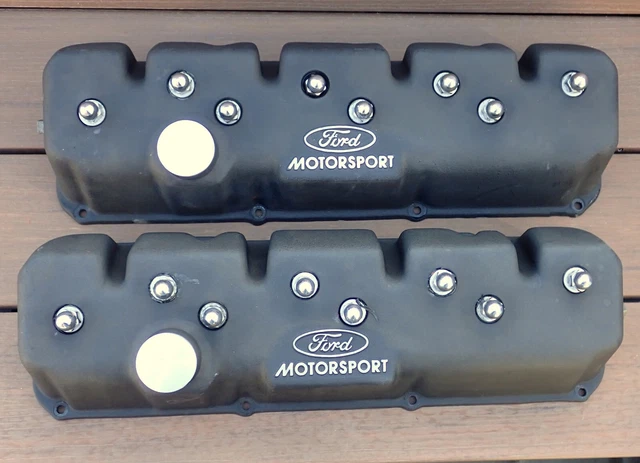VINTAGE FORD MOTORSPORT Valve Covers 351 C Boss 302 Rocker Arm ...