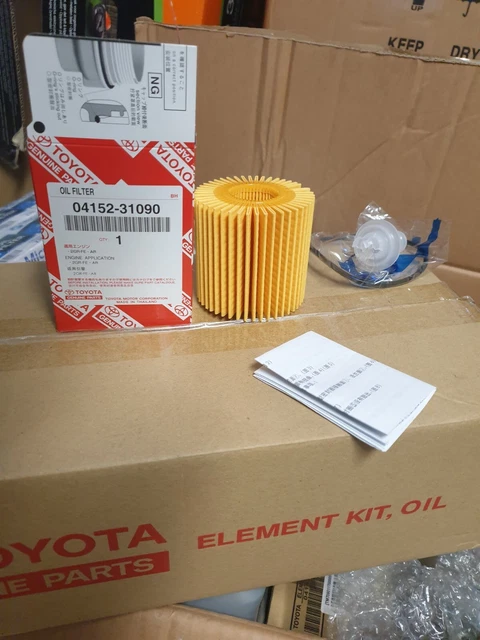 10 X GENUINE Toyota Oil Filter 04152-31090 for Camry Aurion Kluger RAV4 ...