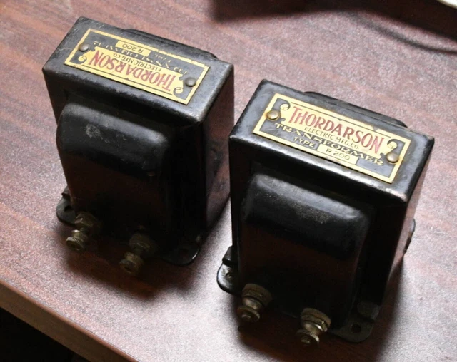 RARE 40S YEAR THORDARSON R200 input , interstage transformers x 2 $535. ...