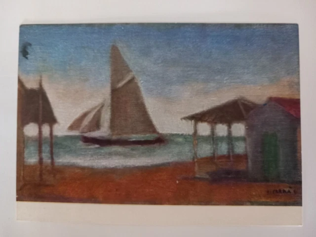 EDIZ. DEL MILIONE Carlo Carra' Capanni A Vela - Futurismo - 1965 Circa ...