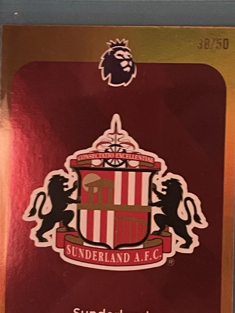TOPPS 2026 PREMIER League Football Trading Cards Sunderland Badge /50 £ ...