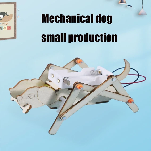 PROJECTS PHYSICS LEARNING Four-legged Crawling Toys Robot Dog Model ...
