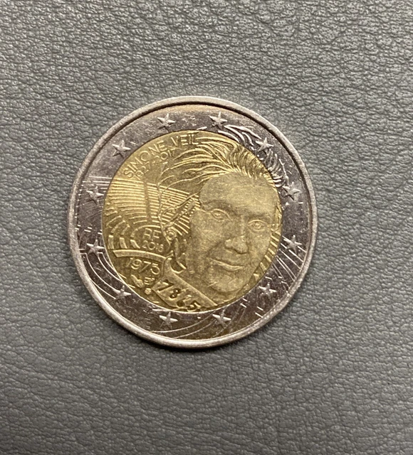 PIÈCE DE 2 euros rare simone veil (1927/2017) EUR 30,00 - PicClick FR