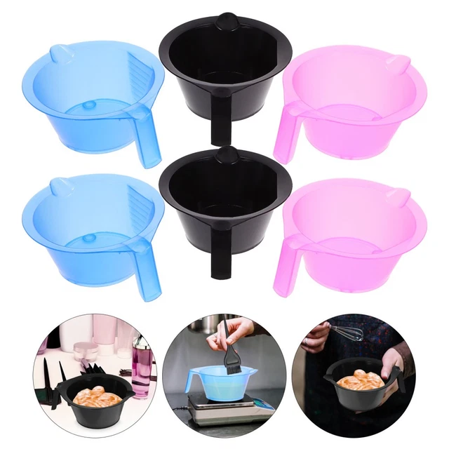 3 COUNT HAIR Dye Mixing Bowl Dyeing Kit Color Bowls for Hairstylist £42 ...