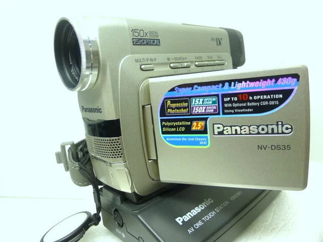 CAMESCOPE CAMERA LECTEUR Panasonic Nv-Ds35Eg Pal Mini Dv Bon Etat Comme ...