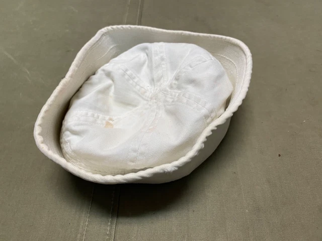 ORIGINAL WWII US Navy Enlisted Dixie Cup Hat Cap- Medium 7 1/8Th £38.10 ...