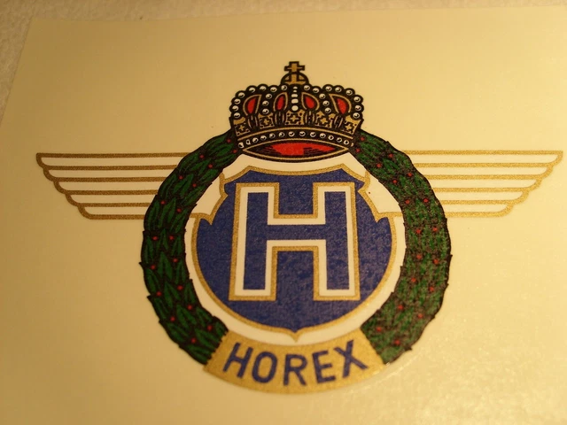 4 STÜCK HOREX Emblem Wappen als Decal Aufkleber NEU Regina Imperator ...