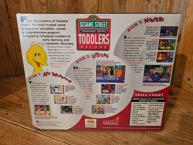 SESAME STREET LEARNING Series For Toddlers PC Game Educational Kids ...