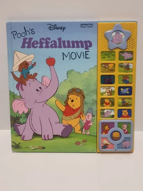 DISNEY WINNIE THE Pooh Hefalump Movie Interactive Play & Sound Book ...