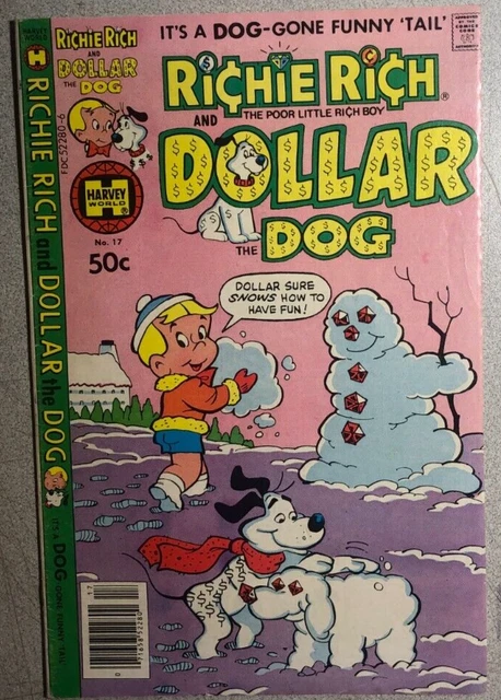 RICHIE RICH AND DOLLAR THE DOG #17 (1981) Harvey Comics très bon état ...