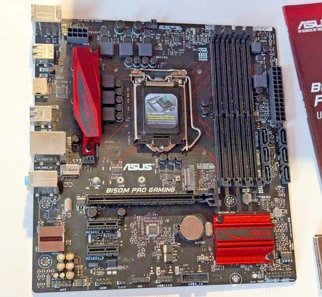ASUS B150M PRO Gaming Motherboard Intel B150 LGA 1151 DDR4 Micro ATX M ...