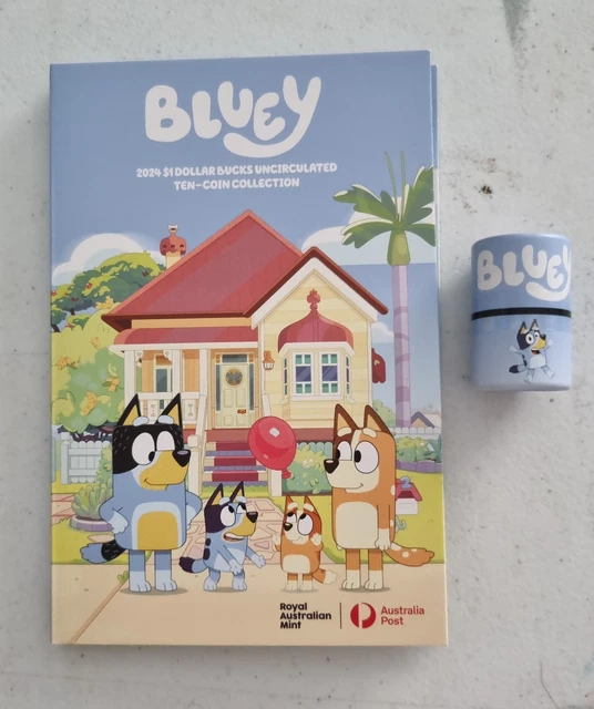 BLUEY COINS DOLLARBUCK Bluey Christmas Bluey Coin Roll Bluey Folder ...