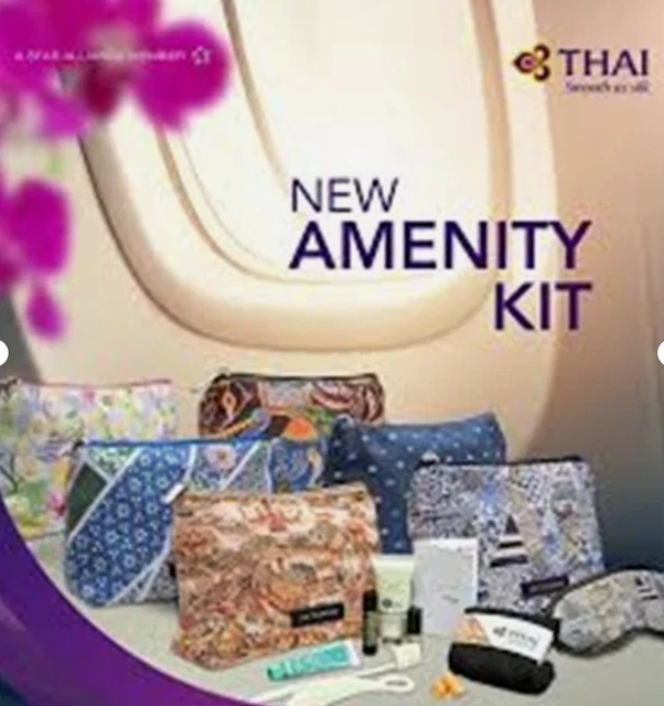 THAI AIRWAYS AMENITY Kit Business Class - Jim Thompson - 65Th ...