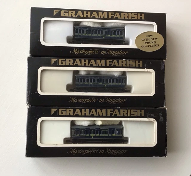 GRAHAM FARISH SOMERSET & Dorset Rake of Coaches £50.00 - PicClick UK