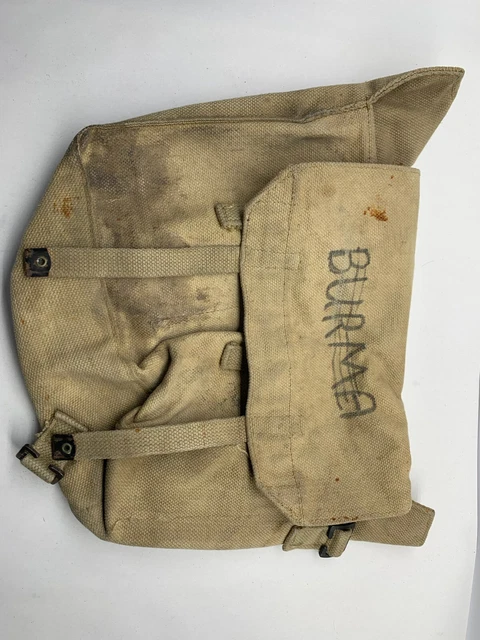 ORIGINAL BRITISH ARMY 37 Pattern Soldiers Small Pack - WW2 Pattern £8. ...