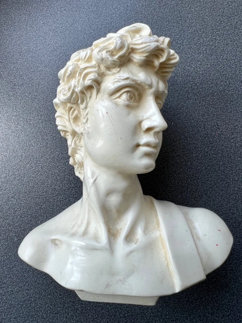 STATUA BUSTO TESTA David Michelangelo Casaa Mitologia Greca Scultura ...