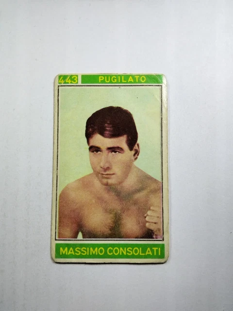 FIGURINA CAMPIONI DELLO SPORT PANINI 1967/68 MASSIMO CONSOLATI n 443 NEW EUR 3,50 - PicClick FR