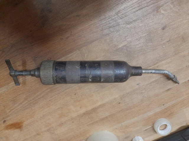 ANCIENNE POMPE GRAISSE tecalemit 40 cms bis EUR 16,90 - PicClick FR
