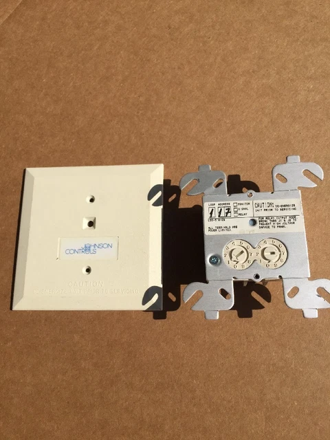 JOHNSON CONTROLS M510CJ Addressable Control Relay Module Fire Alarm ...