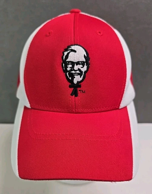 RARE KENTUCKY FRIED Chicken hat the Colonel KFC strap back red white ...