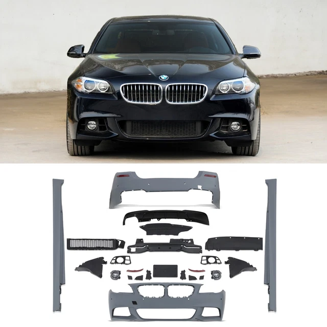 BODYKIT M SPORT Style Bumpers Side Skirt Body Kit For Bmw 5 Series F10 ...