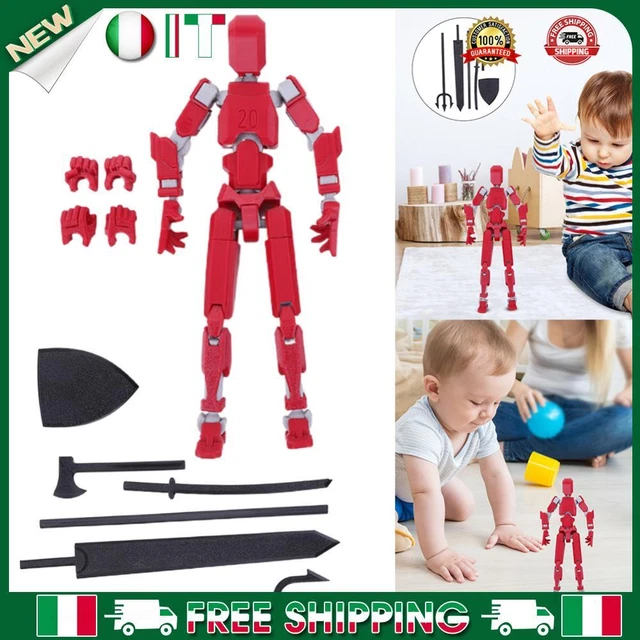 - 20CM 3D Printed Multi-Jointed Movable Robot Full Body Mechanical Toy ...