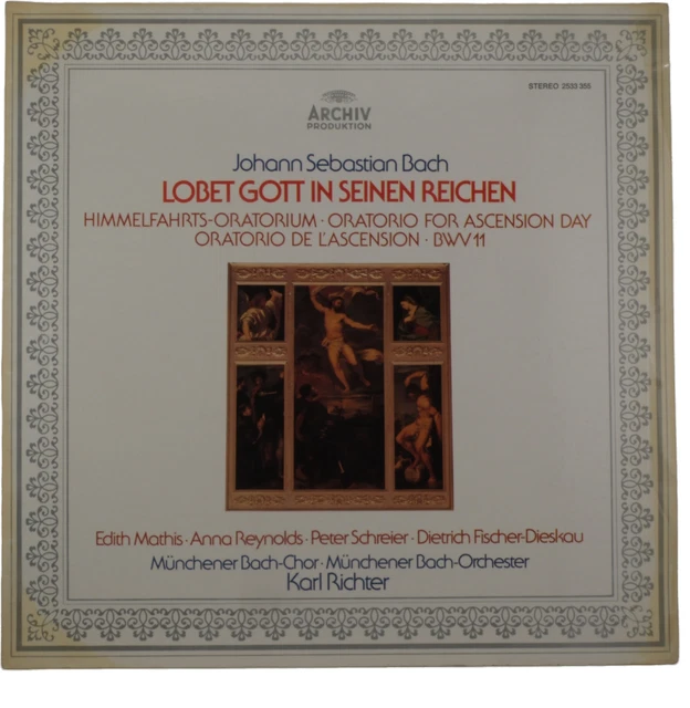BACH-EDITH MATHIS-DIETRICH FISCHER-DIESKAU-ORATORIO de l'Ascension EUR ...