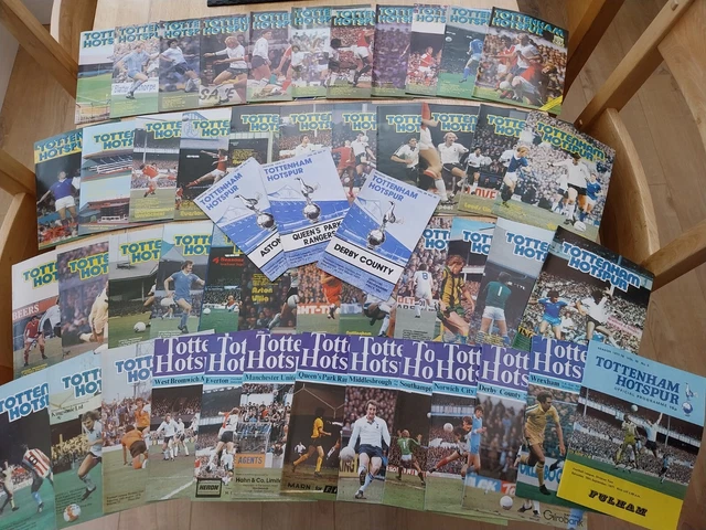 TOTTENHAM SPURS 50 Home Programme Bundle From The Period 1977 - 1980 £6 ...