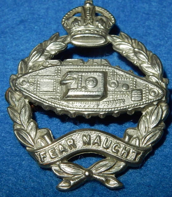 WW2 ERA TANK Corps Regiment Military Cap Badge - British Army - World ...