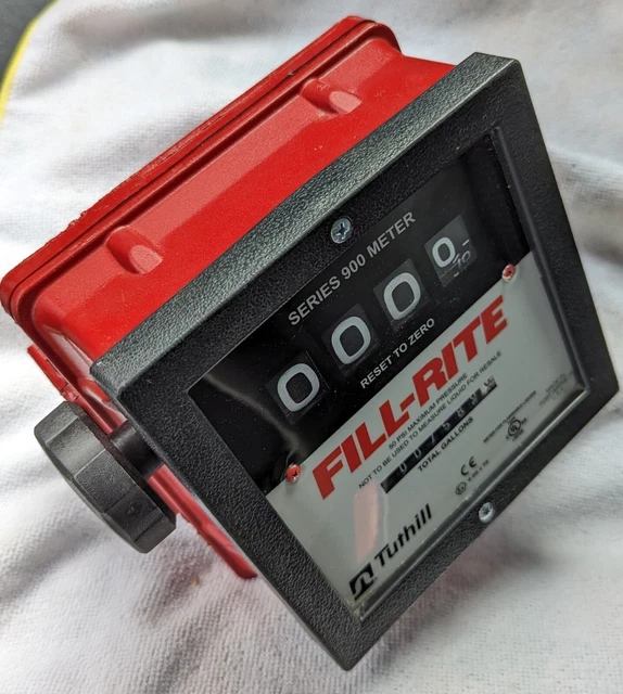 FILL-RITE 901C 4-DIGIT 1" Mechanical Flow Meter 900 Series With ...