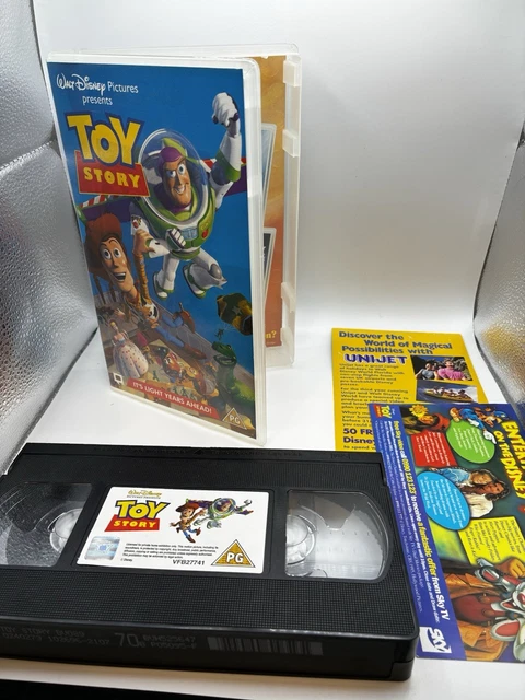 DISNEY PIXAR TOY Story VHS 1996 UK Release – PG – Complete with Inserts ...