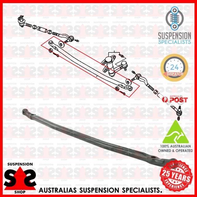 FRONT AXLE INNER Tie Rod Suit MITSUBISHI L200 Platform/Chassis (K6_T, K7_T) 3.0 EUR 88,27 ...