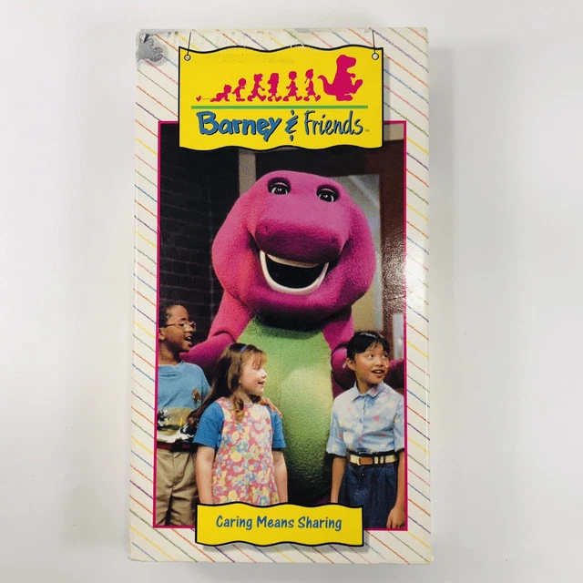 BANDE VHS BARNEY & Friends Caring Means Sharing 30 minutes Time Life ...