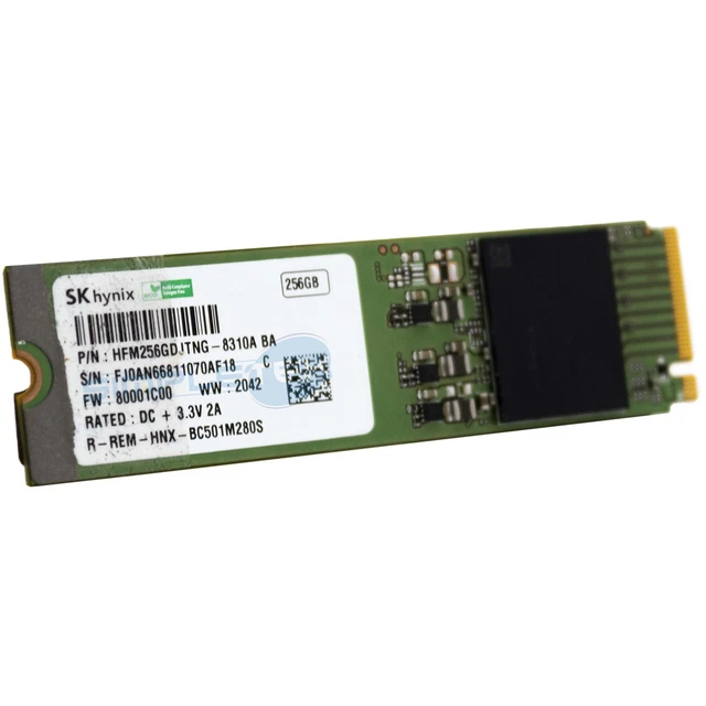 SK HYNIX BC501 SSD M.2 2280 Nvme Pcie 256GB Hard Condition Solid HFM256GDJTNG $131.58 - PicClick CA