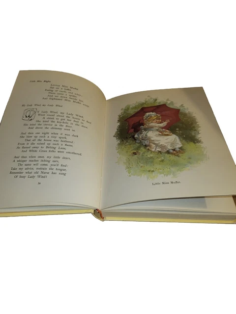 VINTAGE MOTHER GOOSE nursery rhymes ernest nister Book For Children ...