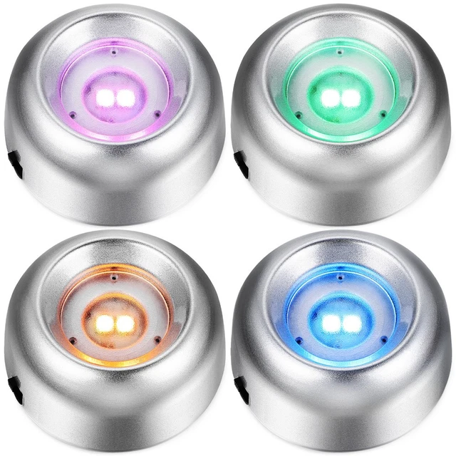 3 PACK LED Light Base Plastic Display Stand Multicolored Round with £52 ...