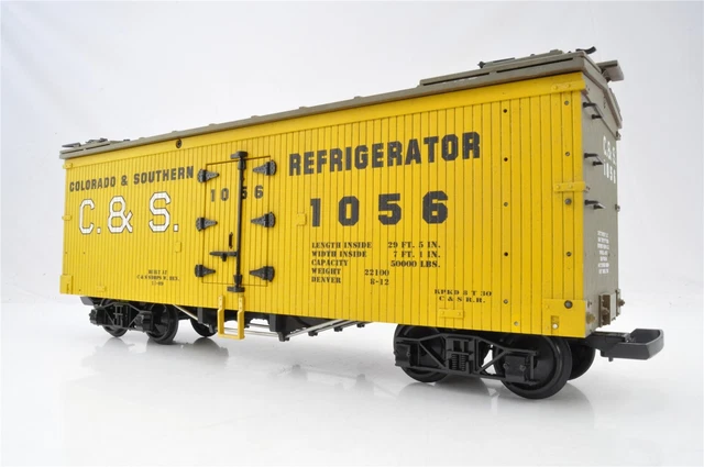 CHARLES RO TRAINS G Gauge Colorado & Southern Refrigerator Box Car ...