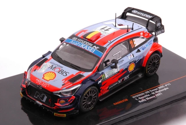 2021 IXO HYUNDAI i20 COUPE WRC RALLY MONZA 1:43 Scale Rally Car Action ...