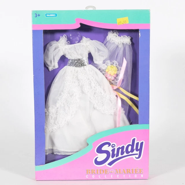 BNIB 1995 HASBRO Sindy doll outfit #25142 Bride Collection £20.00 ...