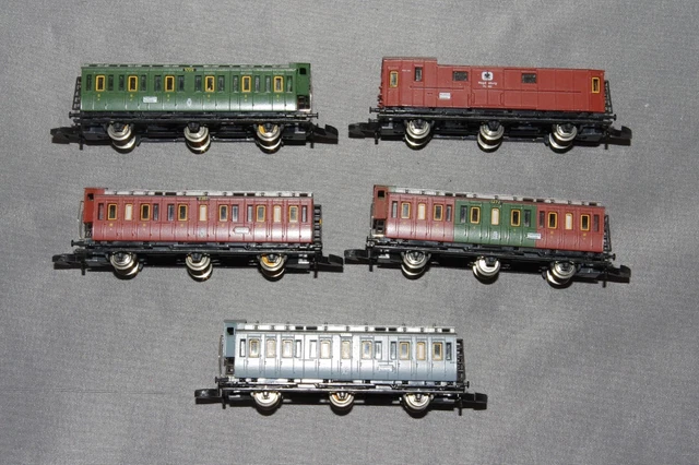 MARKLIN Z GAUGE German Three Axle Coach Set £0.99 - PicClick UK