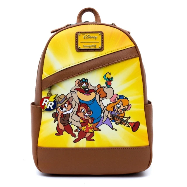 NWTS LOUNGEFLY - Disney Chip 'n Dale Rescue Rangers Mini Backpack Faux ...