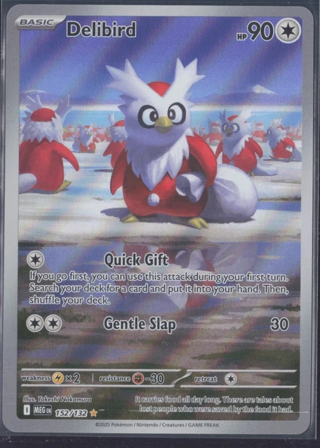 POKÉMON TCG | Mega Evolution | Delibird | 152/132 | NM £5.30 - PicClick UK