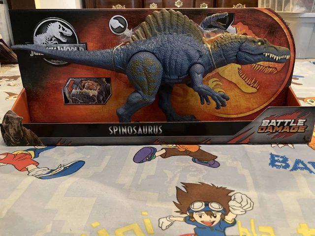 MATTEL JURASSIC WORLD Battle Damage Spinosaurus Action Figure EUR 184 ...