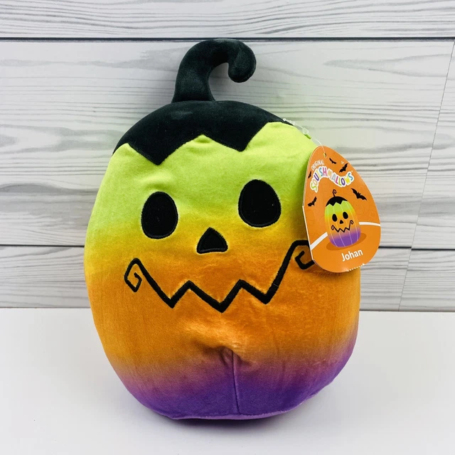 SQUISHMALLOWS 8” JOHAN Jack O' Lantern Soft Ombre Halloween Pumpkin ...